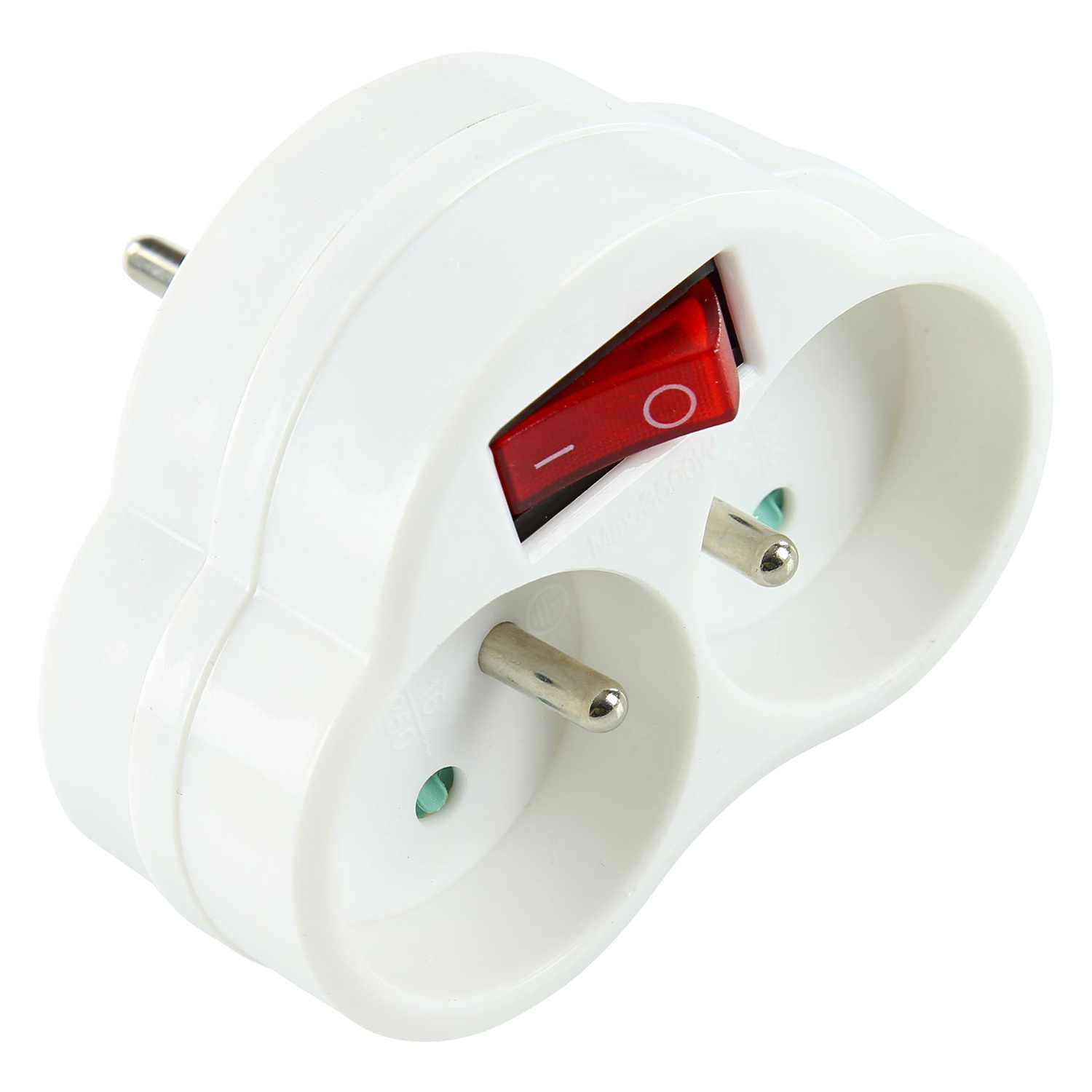 Logon Fiche multiprise - 2 prises - Blanc | HIFI international – Vous ...