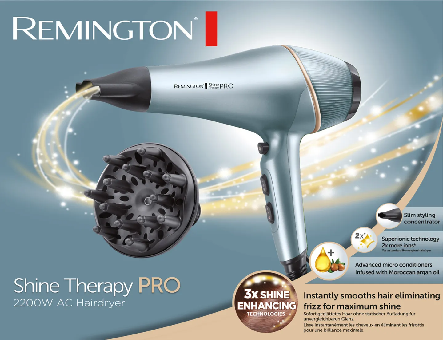 Remington Shine Therapy Pro AC9300 Hair Dryer | HIFI international