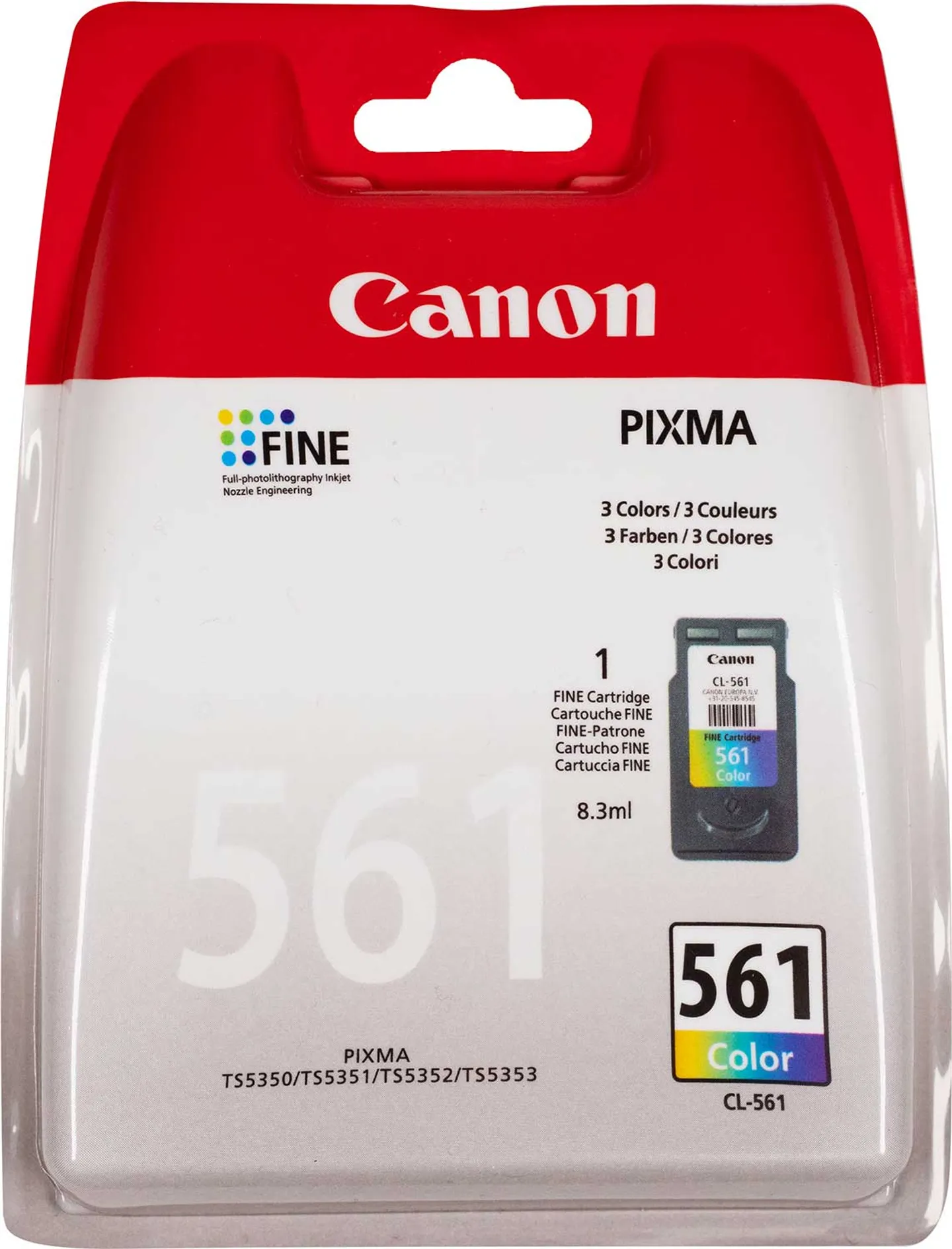 Canon Ink cartridge CL-561 3 colors | HIFI international