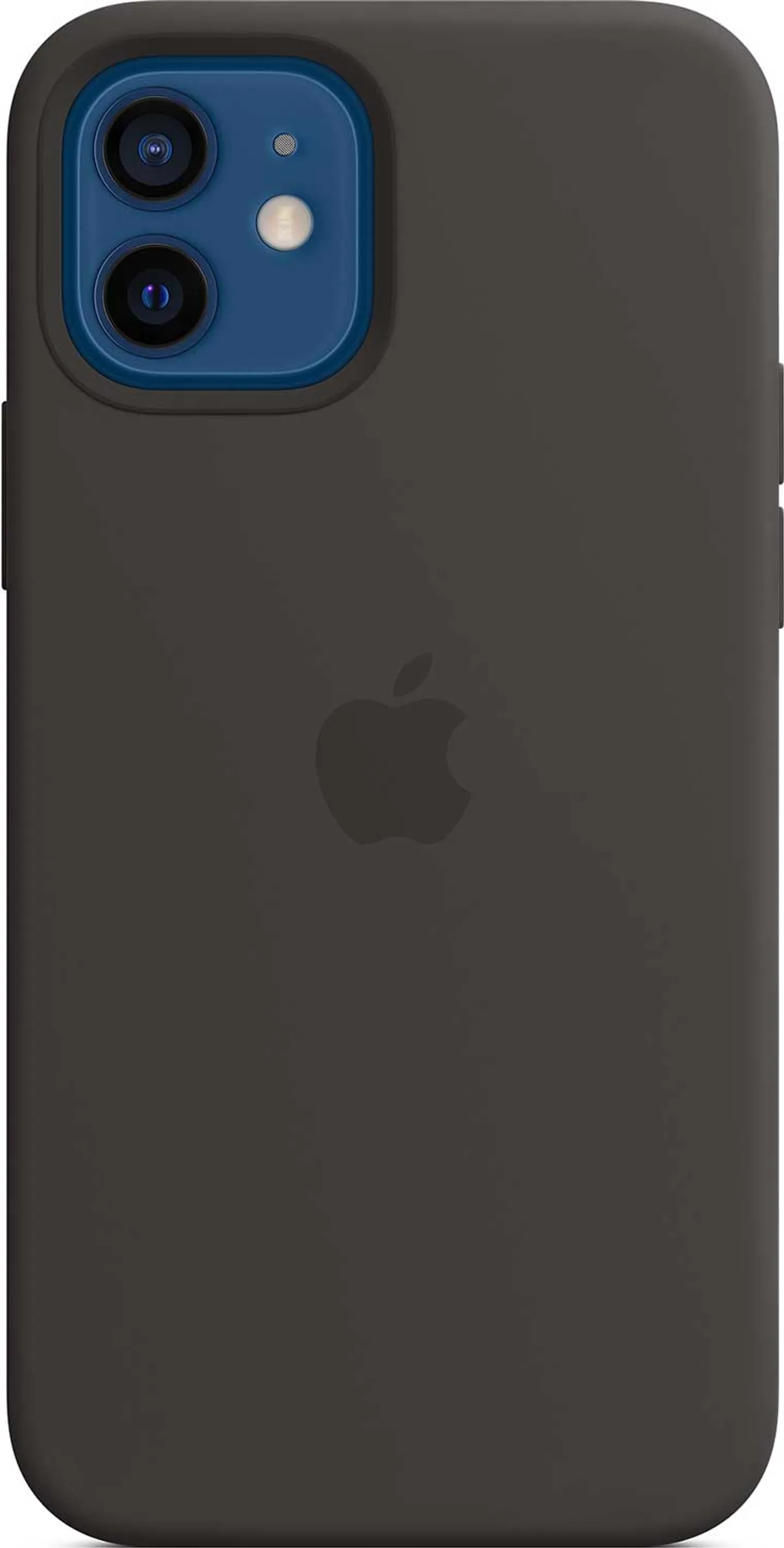 Apple silicone case with MagSafe for iPhone 12 (Pro) - Black | HIFI ...