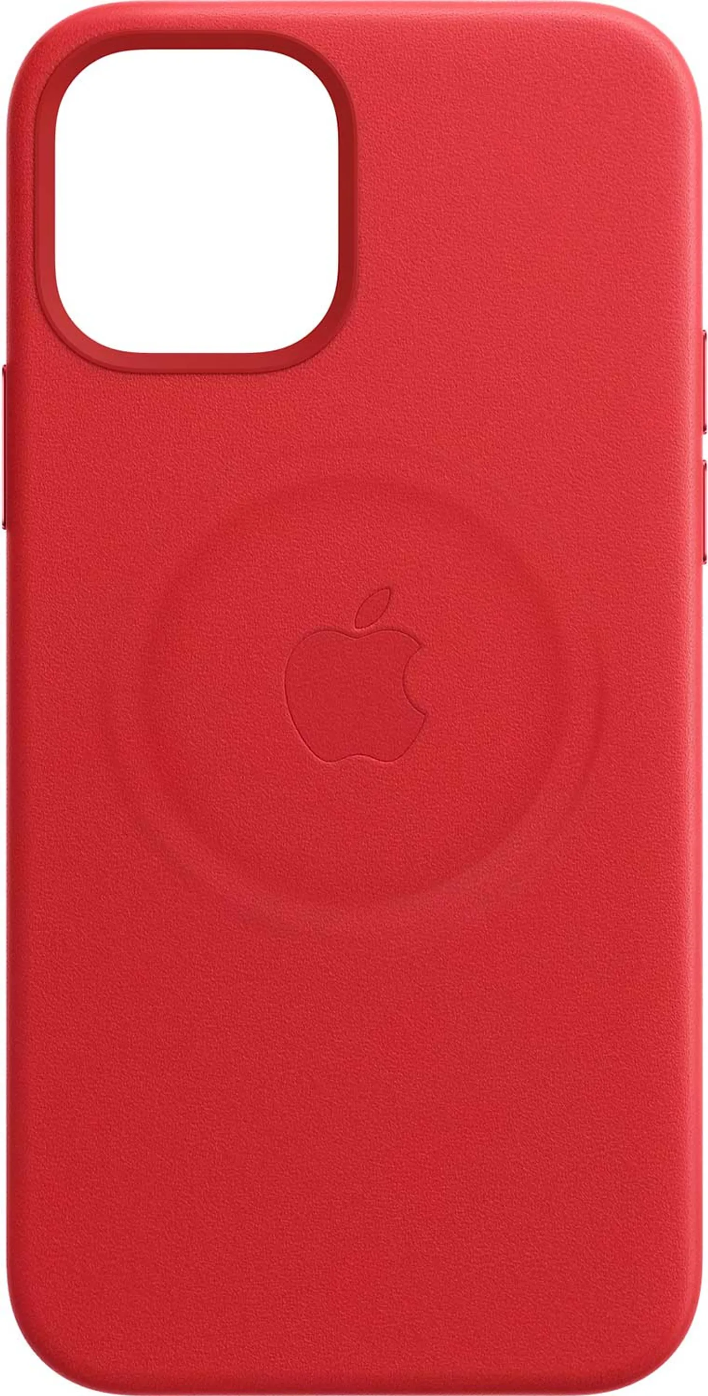 Apple Leather Case with MagSafe for iPhone 12 Pro Max - Red | HIFI ...