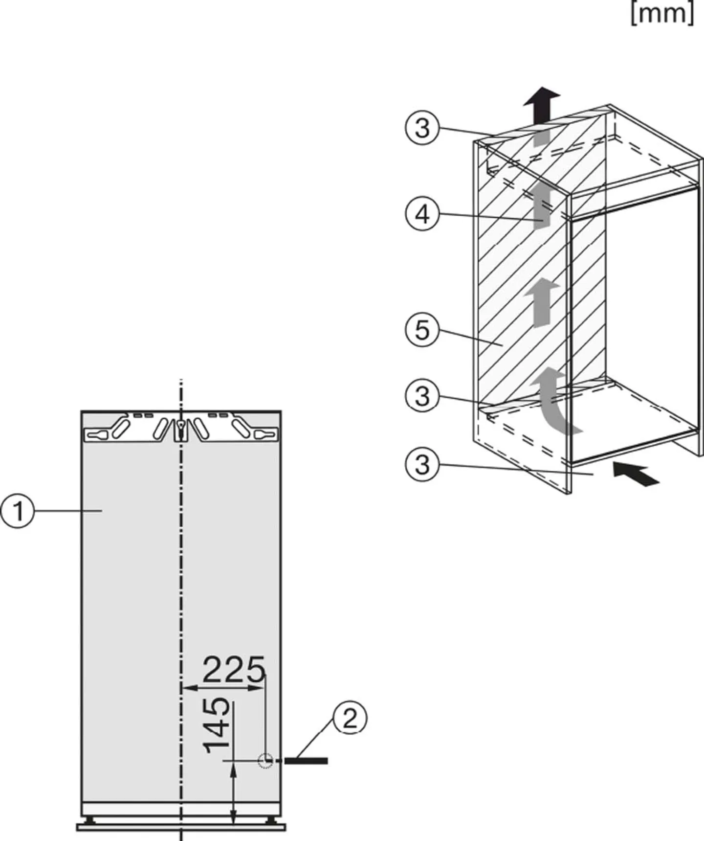 Miele Frigo encastrable K 7373 B PerfectFreshActive | HIFI international