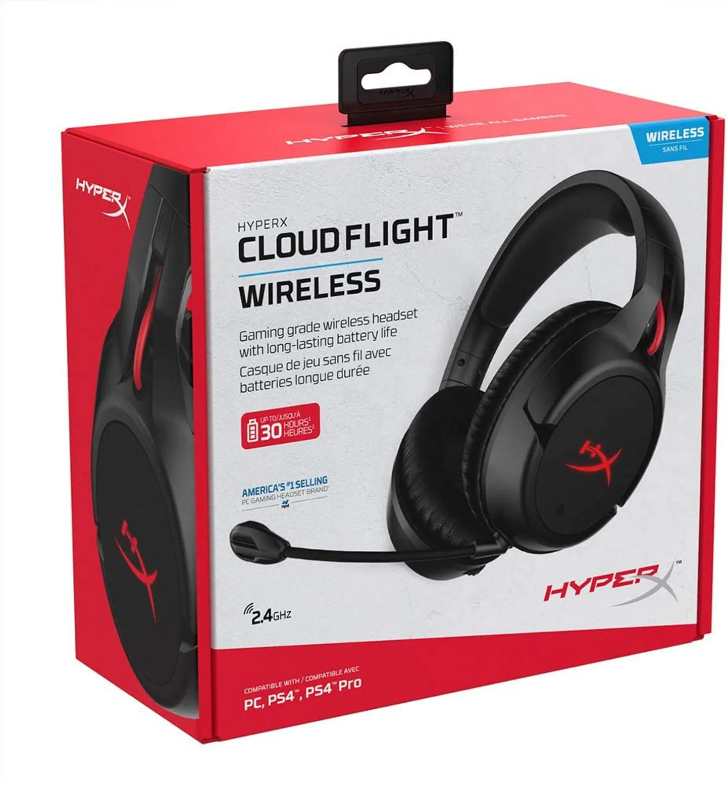 Hyperx Casque Gaming sans fil Cloud Flight - PC/PS4/PS5 | HIFI international