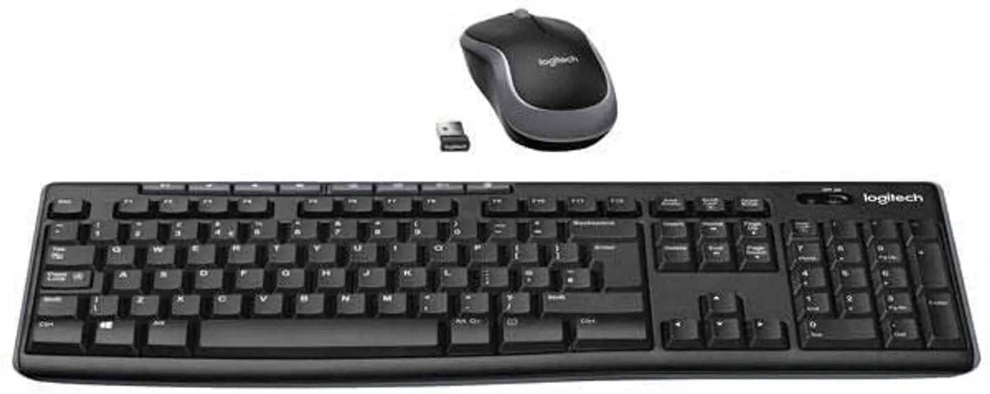 Logitech Keyboard Mouse Wireless Mk270 Qwerty Us Black Hifi International