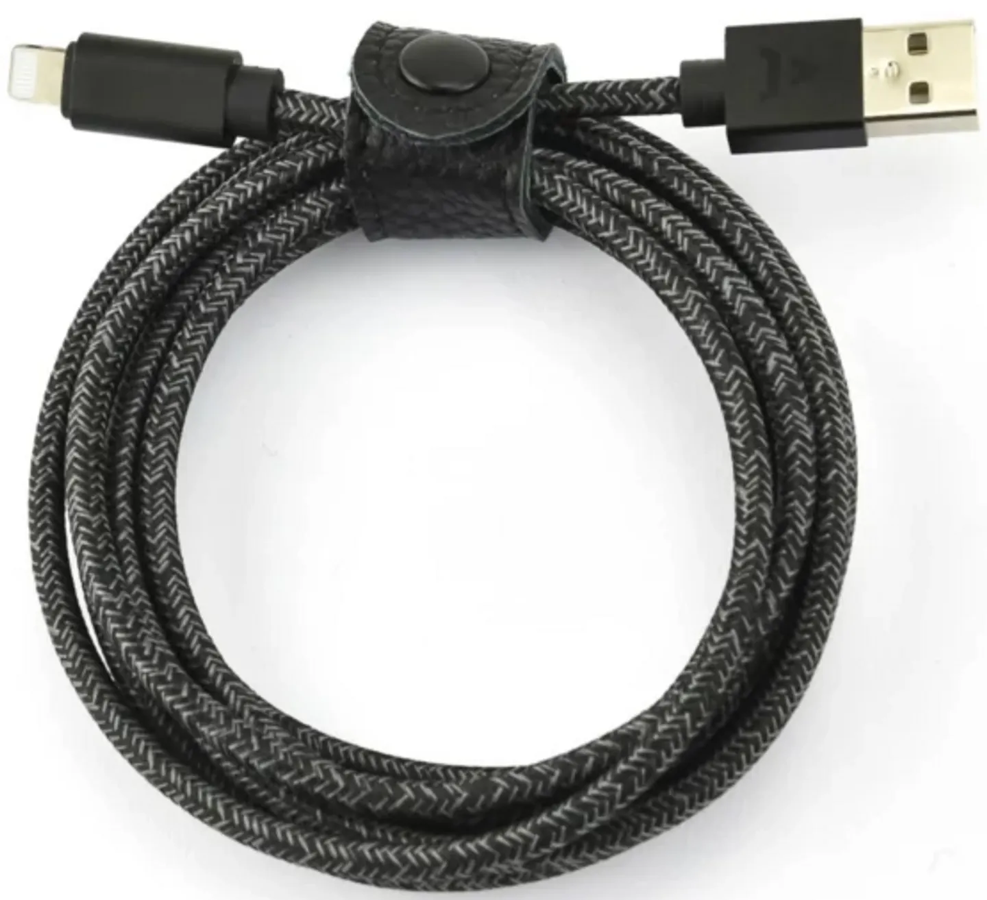 Adeqwat USB-A to Lightning cable - 2m - Black | HIFI international