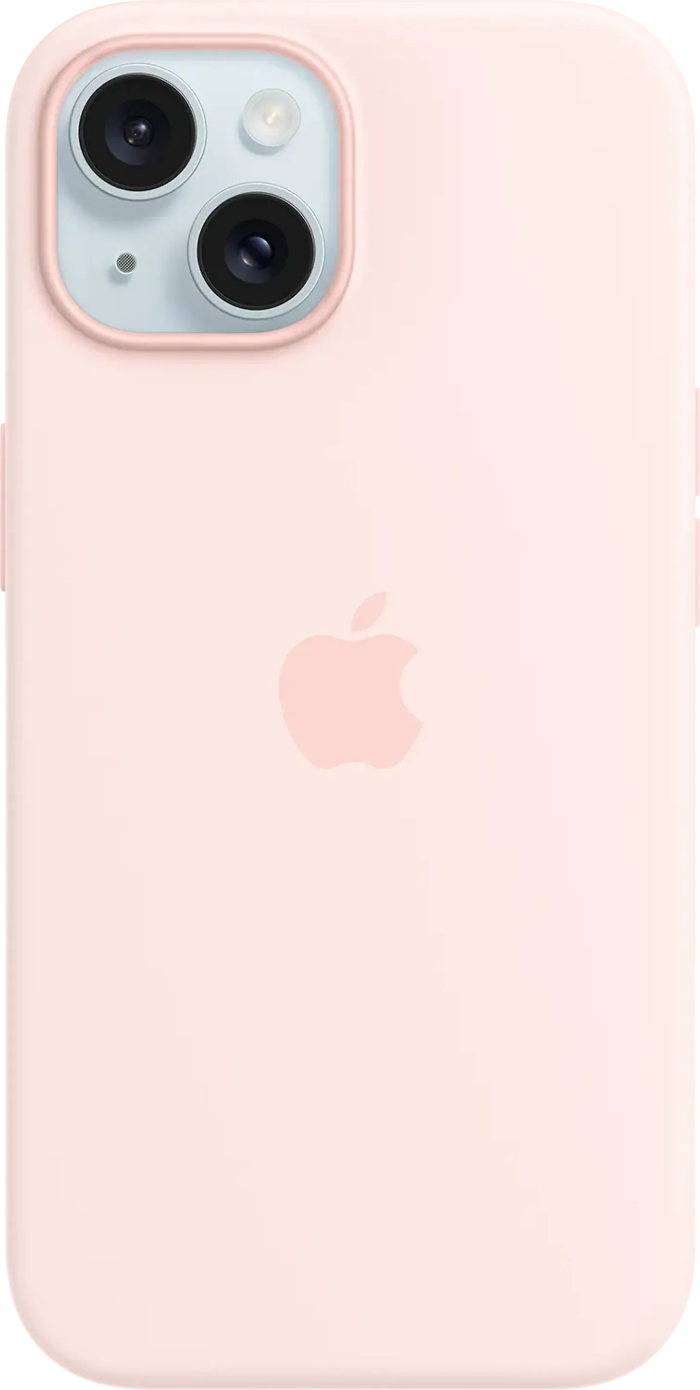 Apple iPhone 15 Silicone Case with MagSafe Light Pink | Hifi.lu
