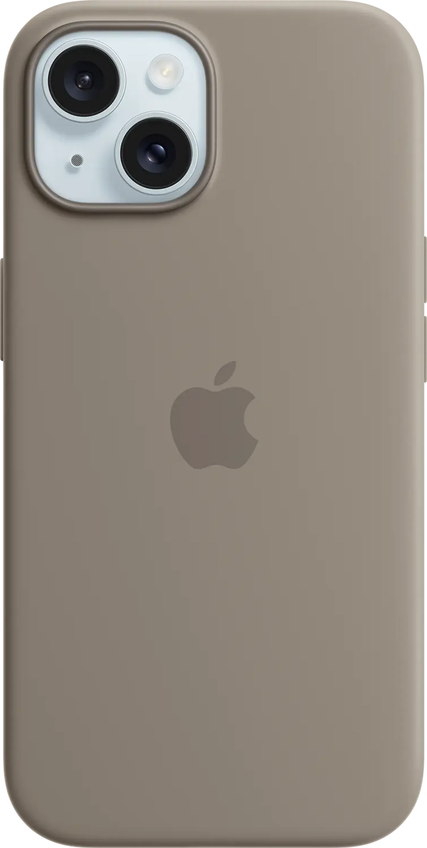 Apple iPhone 15 Silicone Case with MagSafe Clay | Hifi.lu