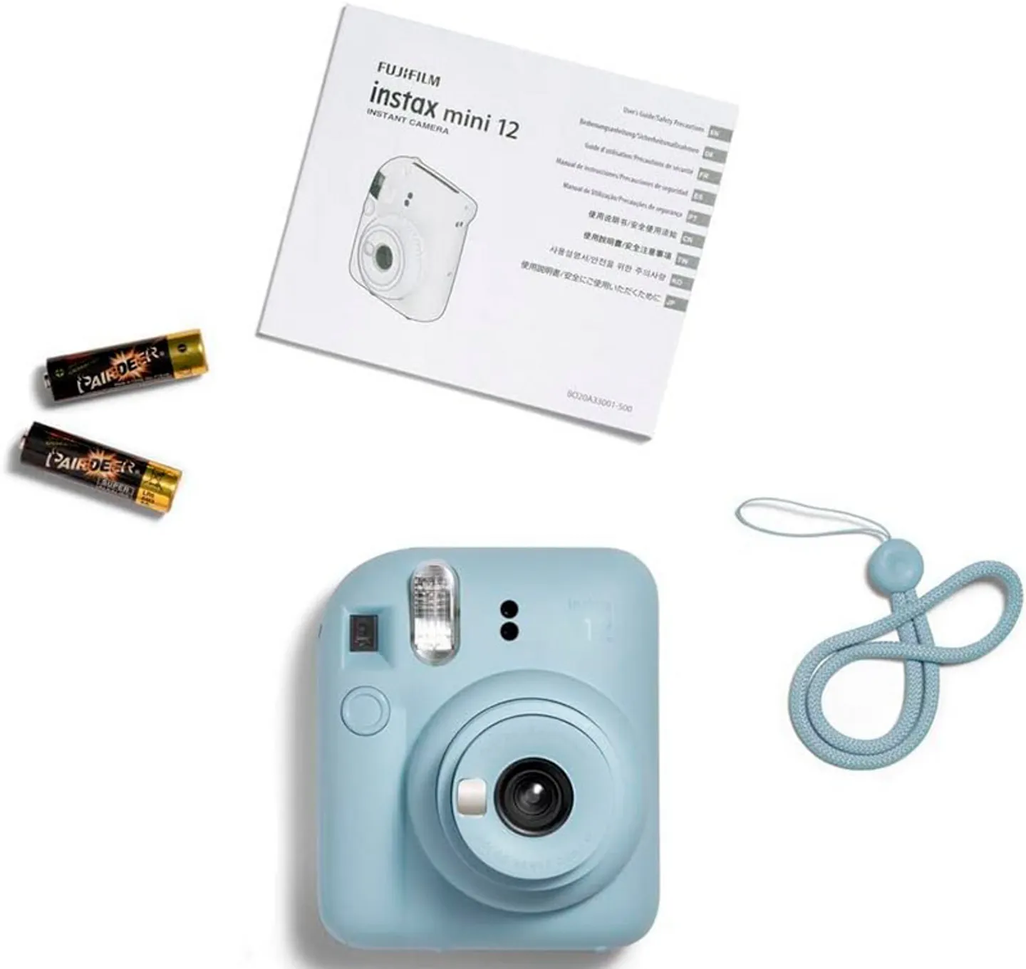 Fujifilm Instax Mini 12 Camera Kit + Case + 10 Photo Papers + Sticker ...