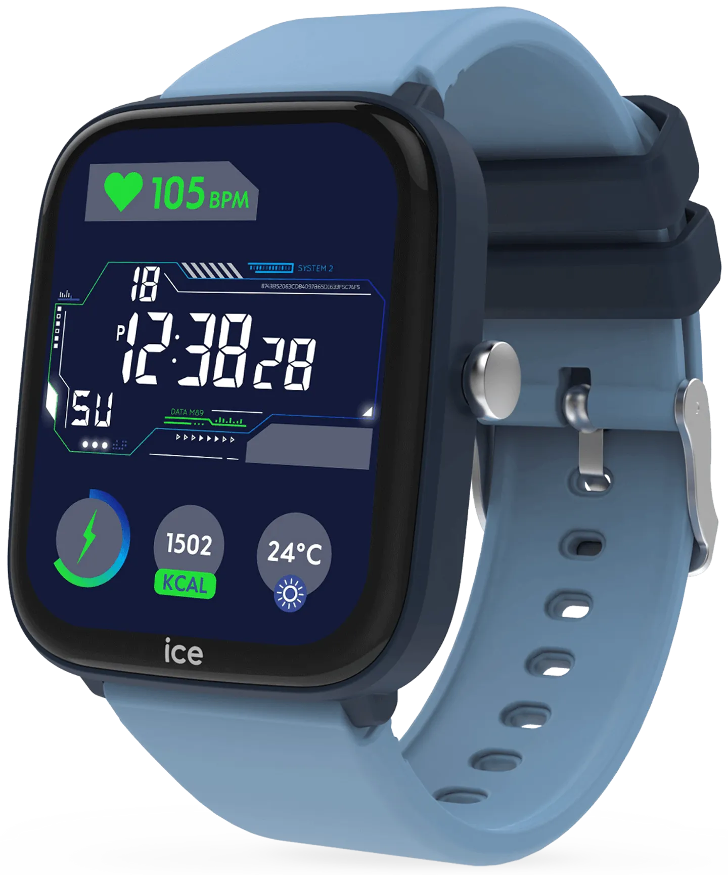 Smartwatch enfant Ice-Watch Ice Smart Junior 3.0 Bleu Clair